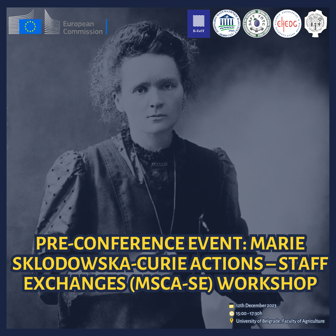 Pre-conference event: Marie Sklodowska-Curie Actions – Staff Exchanges (MSCA-SE) workshop | Сајт